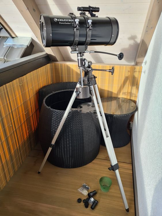 Teleskop Celestron PowerSeeker 127 EQ Telescope Mond, Sterne (Gebraucht) in Teufenthal AG für ...