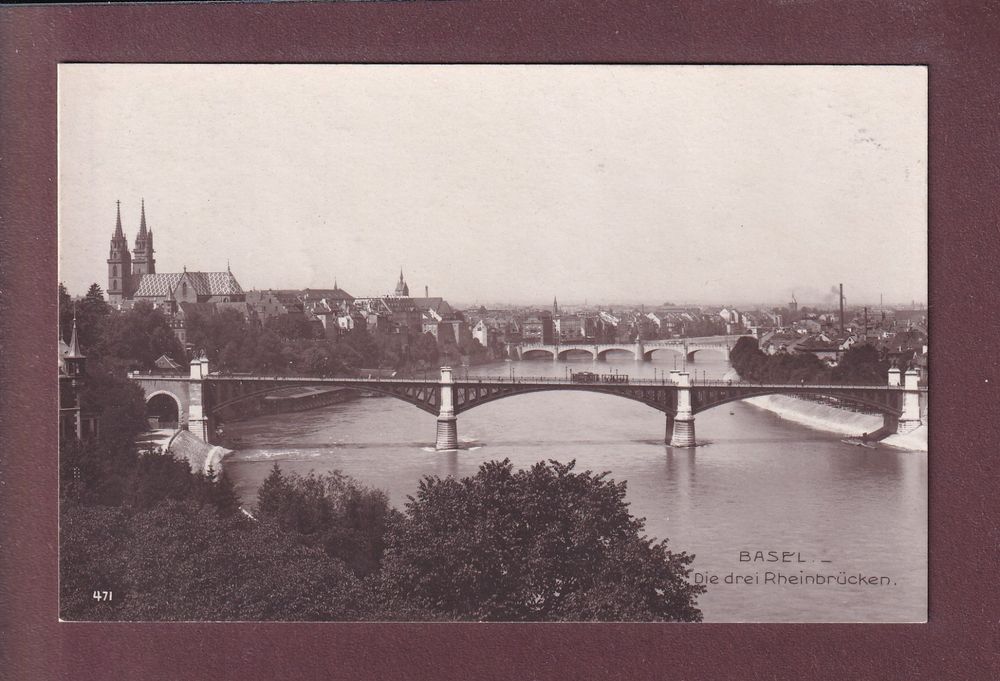BASEL - Die drei Rheinbrücken | Kaufen auf Ricardo