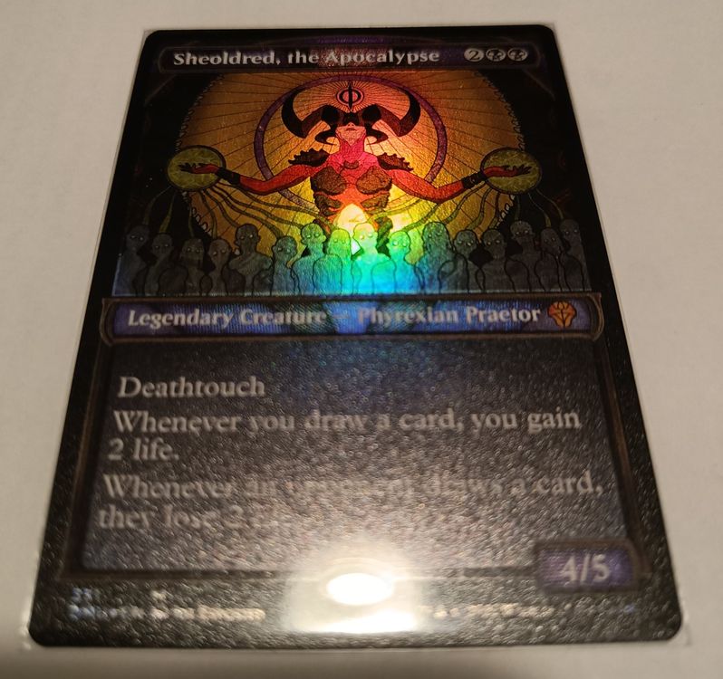 Mtg Sheoldred the Apocalypse Textured Foil (Neu (gemäss Beschreibung ...