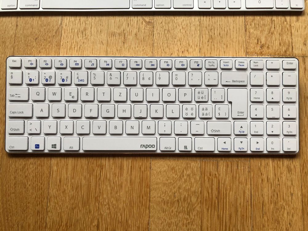 Tastatur CH Layout - Rapoo 9300 - Bluetooth/USB (Gebraucht) in ...