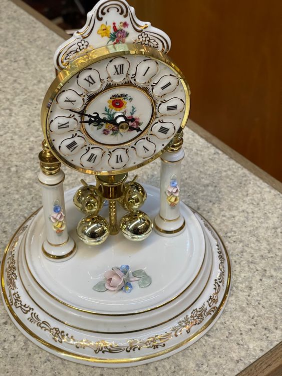 Haller Tischuhr Quartz Porzellan Handarbeit (Gebraucht) in Zofingen für ...
