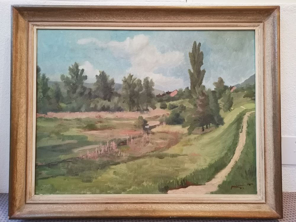 Ölgemälde von P.Zollinger, 1948 (Gebraucht) in Adliswil für CHF 50 ...