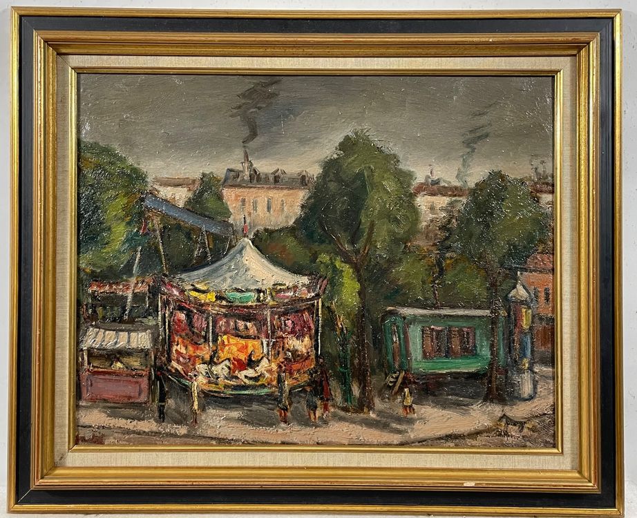Fritz Strebel (1920-1997) grosses Gemälde (Gebraucht) in Root für CHF ...