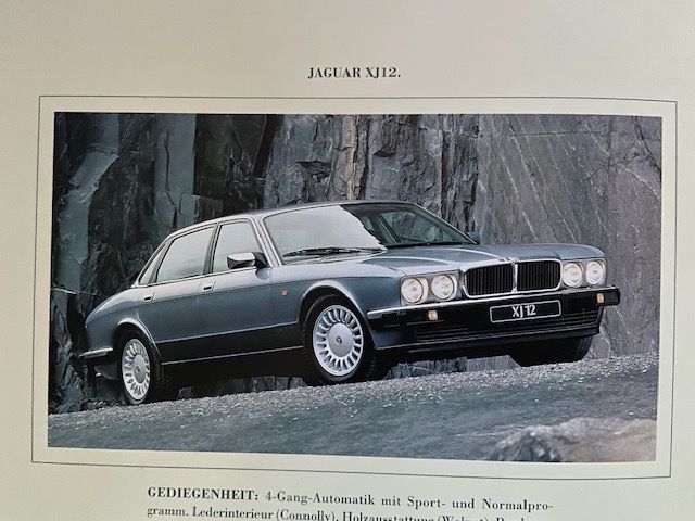 JAGUAR V12 XJS XJ12 DAIMLER DOUBLE SIX Prospekt c. 1993 1994 (Gebraucht ...