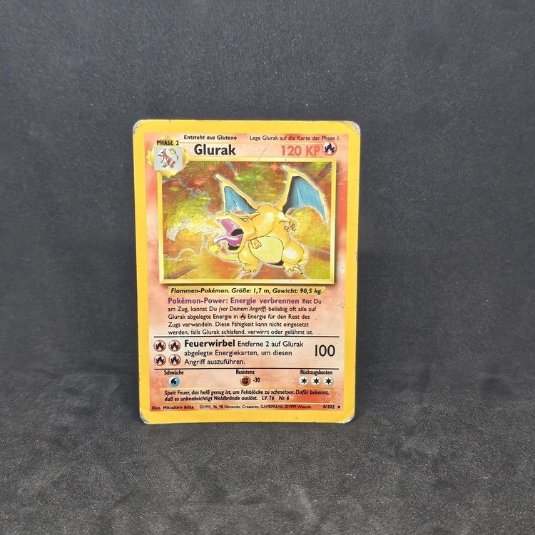 Pokemon Glurak Charizard Base Set - no PSA - no 1. Edition | Kaufen auf Ricardo