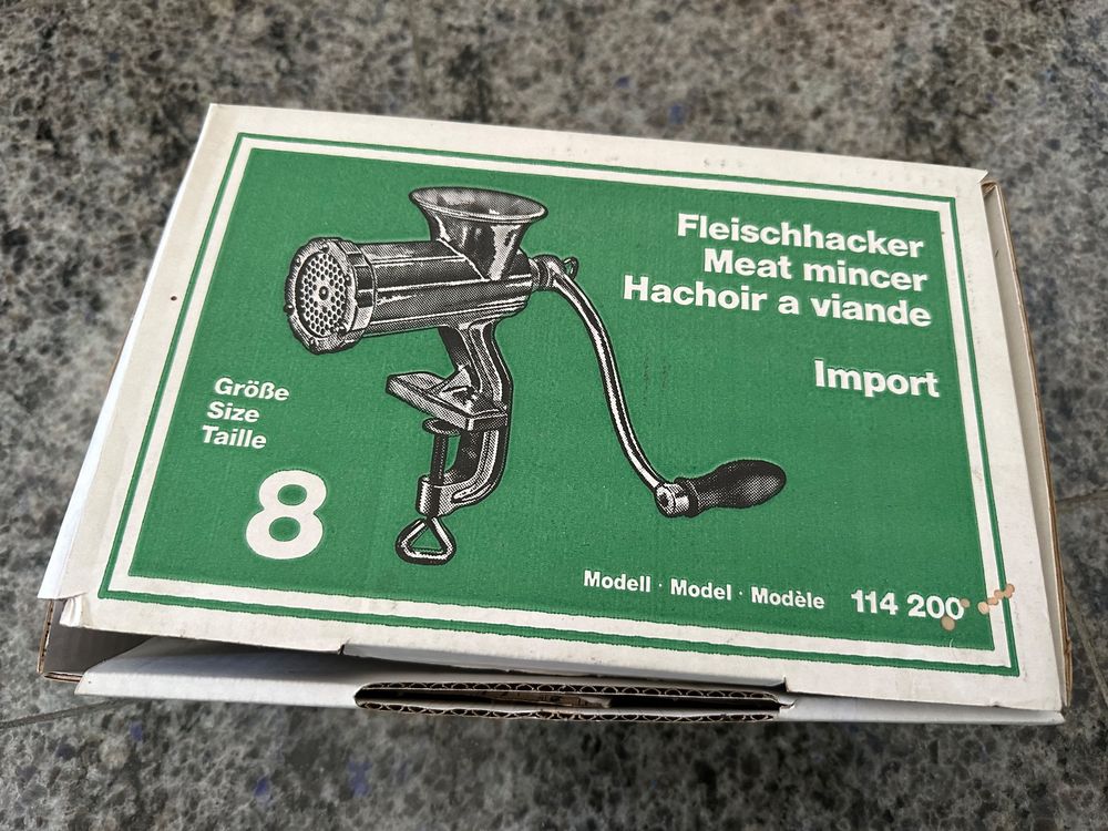 Fleischwolf - Fleischhacker manuell | Kaufen auf Ricardo