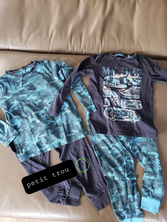 2 pyjamas garçon Gr.128 | Kaufen auf Ricardo
