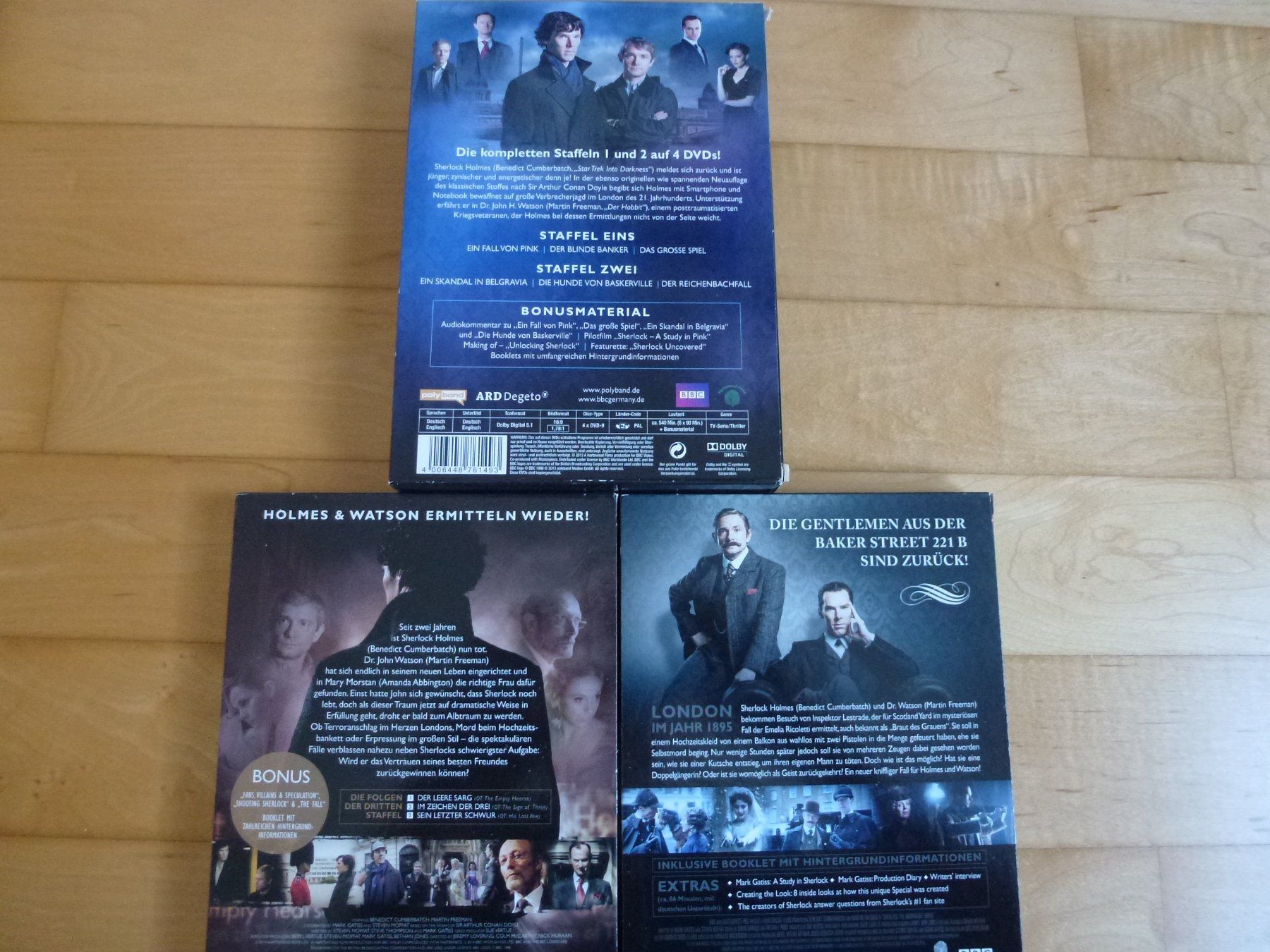 Sherlock - Staffel 1-4 (BBC, 8-DVDs) (Gebraucht) in Bern für CHF 14 ...