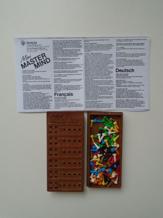 Mini Mastermind Invicta - Mini Master Mind / REISEVERSION (Gebraucht ...