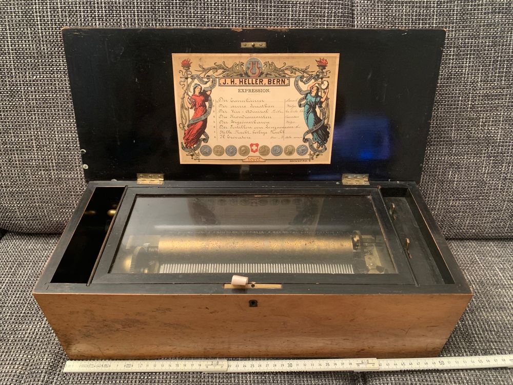 Spieldose Kiste gross antik | Kaufen auf Ricardo