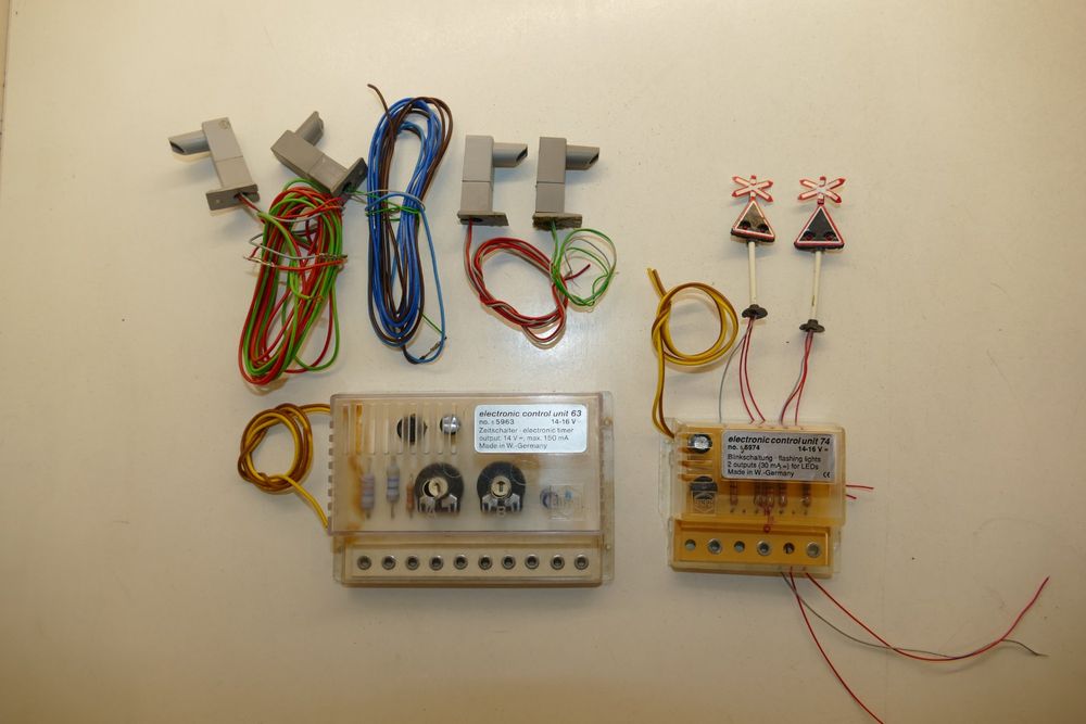 Busch Electronic Control H0: Bahnübergang Elektro Set (Gebraucht) in ...