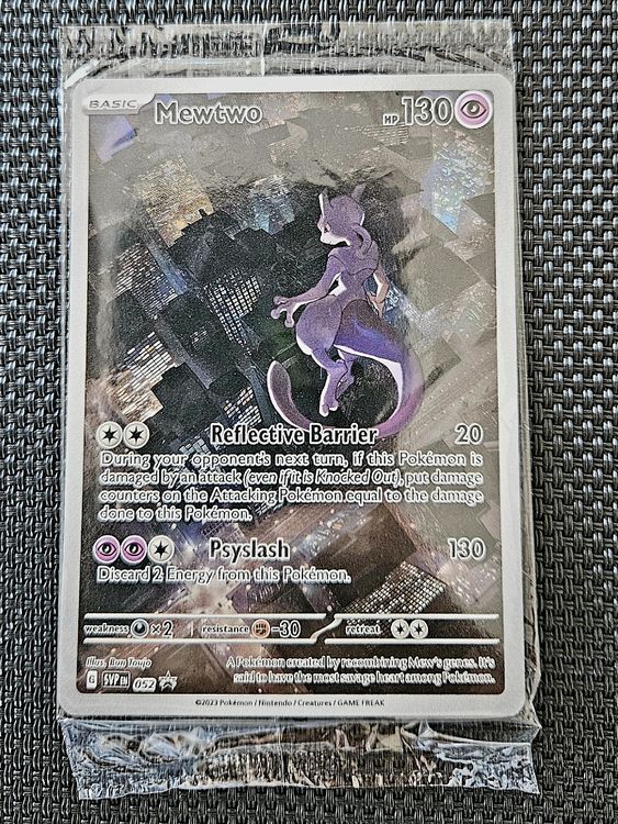Mewtwo 052/052 Full Art - ENG Scarlet&Violet Pokémon (Nuovo e nell ...