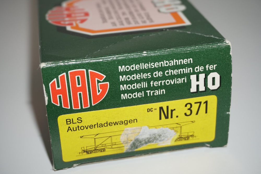 HAG 371 - BLS Autoverladewagen H0/DC (Gebraucht) in Matten b. Interl ...