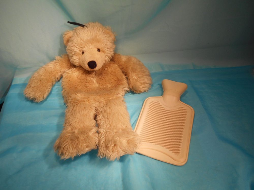 Grosser Fashy Bär mit Bettflasche, Reissverschluss (Gebraucht) in ...
