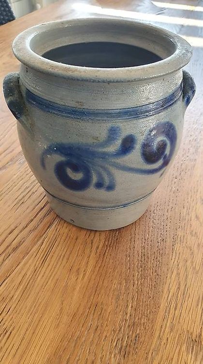 Pot en grès d'Alsace gris bleu Topf aus elsässischem | Acheter sur Ricardo