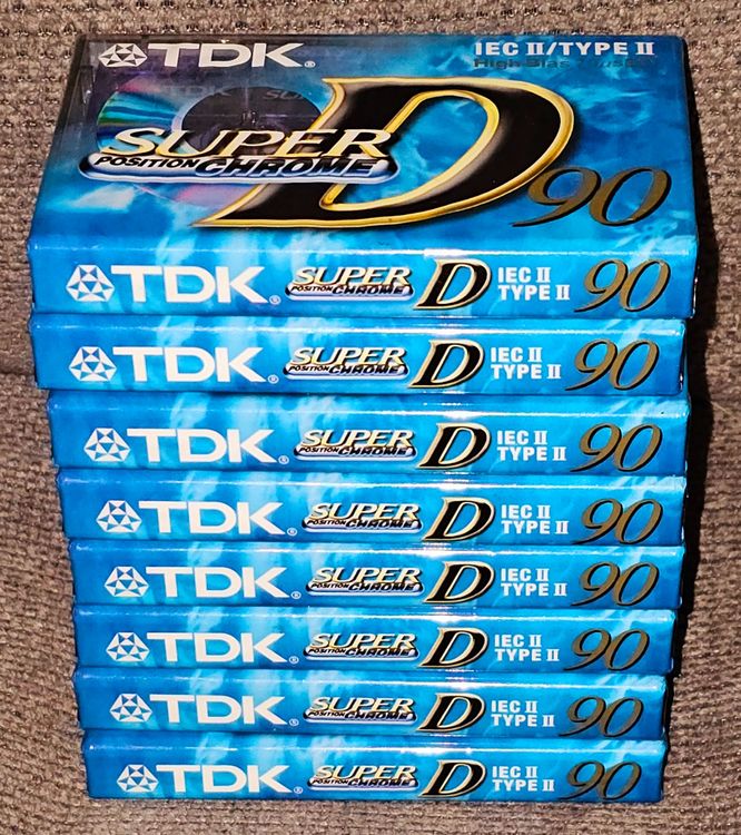 💥 TDK "SUPER CHROME D90" type II💥 (Neuf avec emballage d'origine) à ...