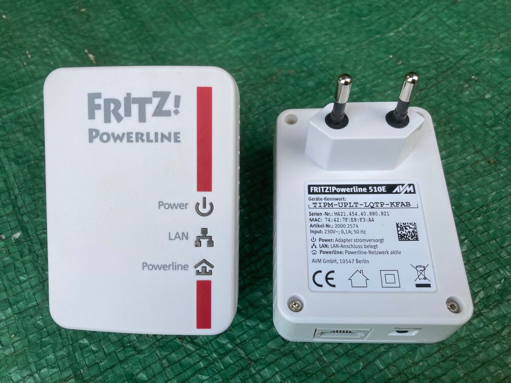 Fritz Powerline-Adapter 510E (Gebraucht) in Bazenheid für CHF 10 – mit ...