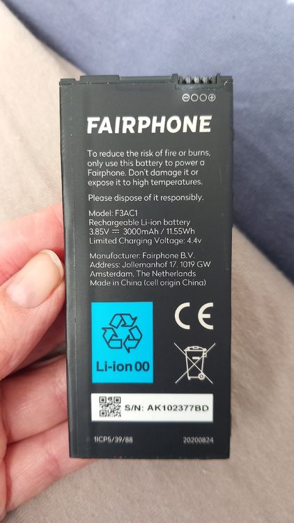 Fairphone 3+ Akku | Kaufen auf Ricardo