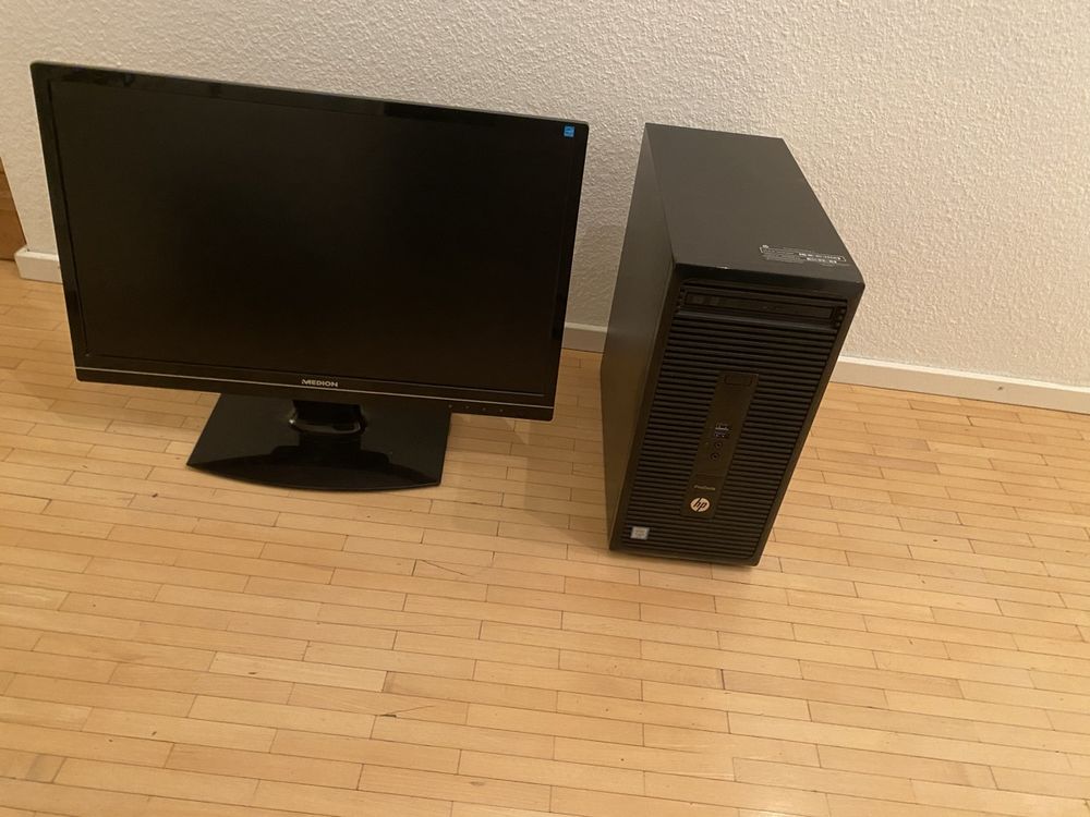 Komplett-PC Set mit Monitor HP ProDesk / 8GB / SSD / Win11 (Gebraucht ...