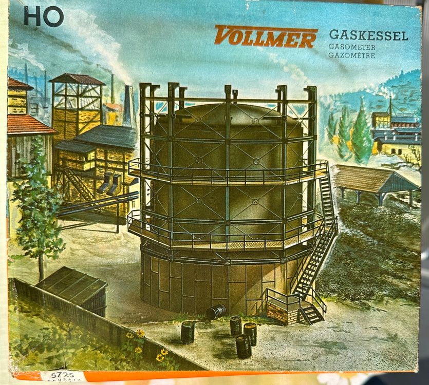 VOLLMER 5725 H0 Gaskessel Bausatz Vintage | Kaufen auf Ricardo