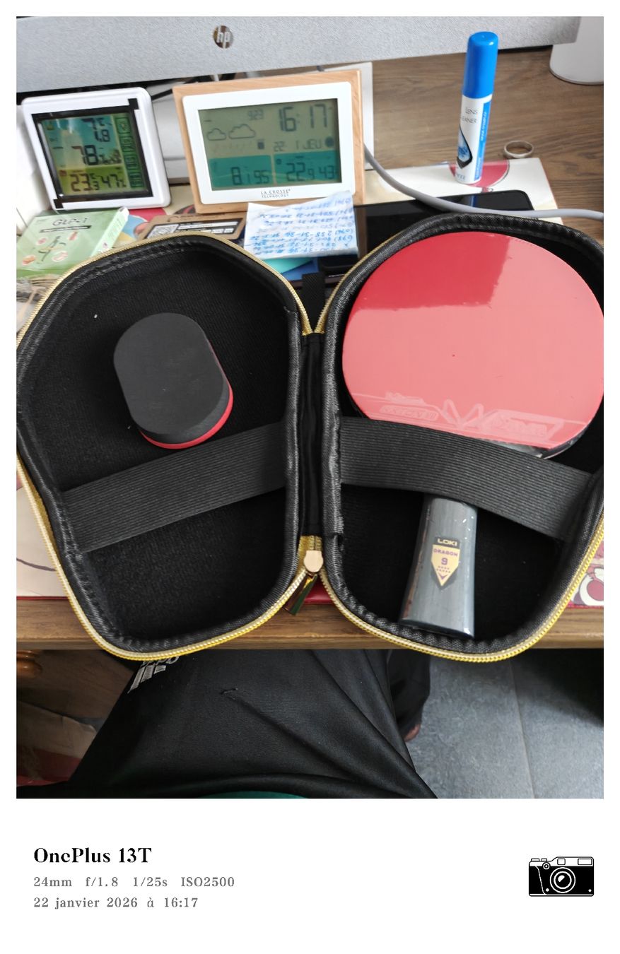 raquette de tennis de table de la marque Loki pour débutant (Neuf avec ...