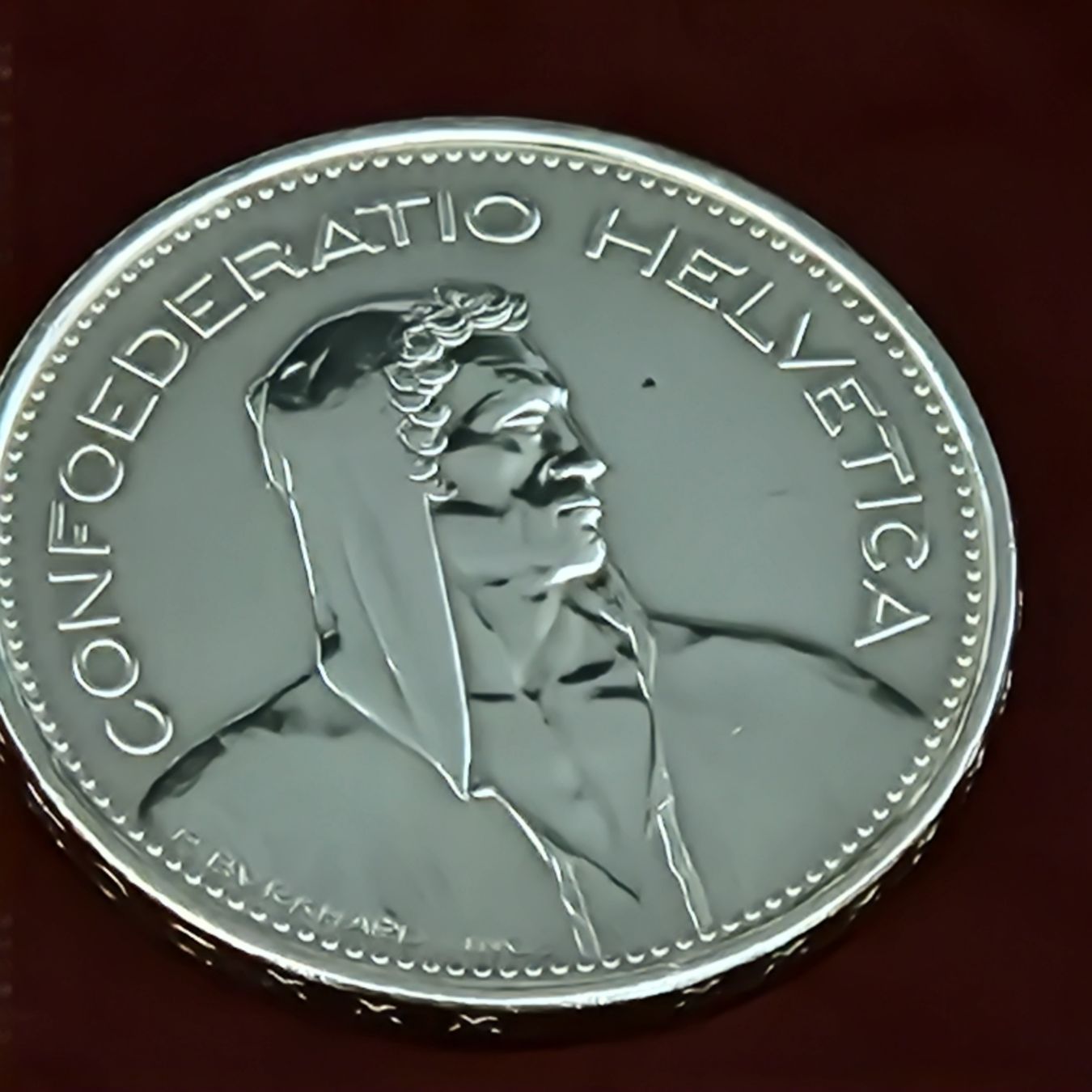 Schweizer 5-Franken-Münze,1967 B, Helvetia,Geld,Münze,Silber (Gebraucht ...