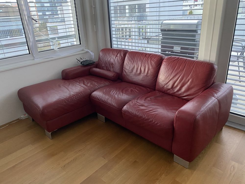 Sofa Echtleder | Kaufen auf Ricardo