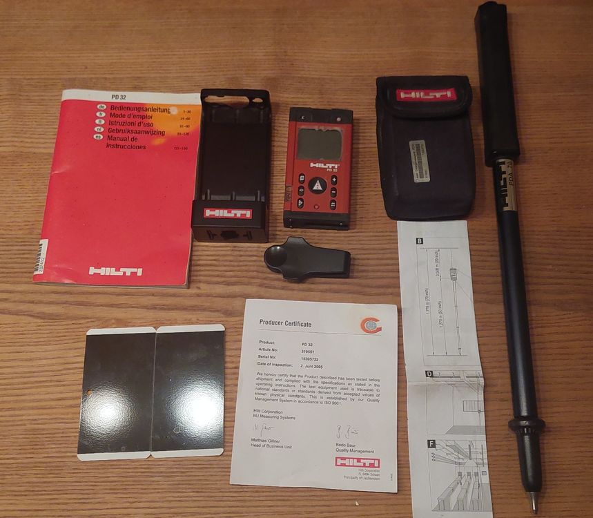 Hilti PD 32 mit Zubehör (Gebraucht) in Adlikon b. Andelfingen für CHF ...