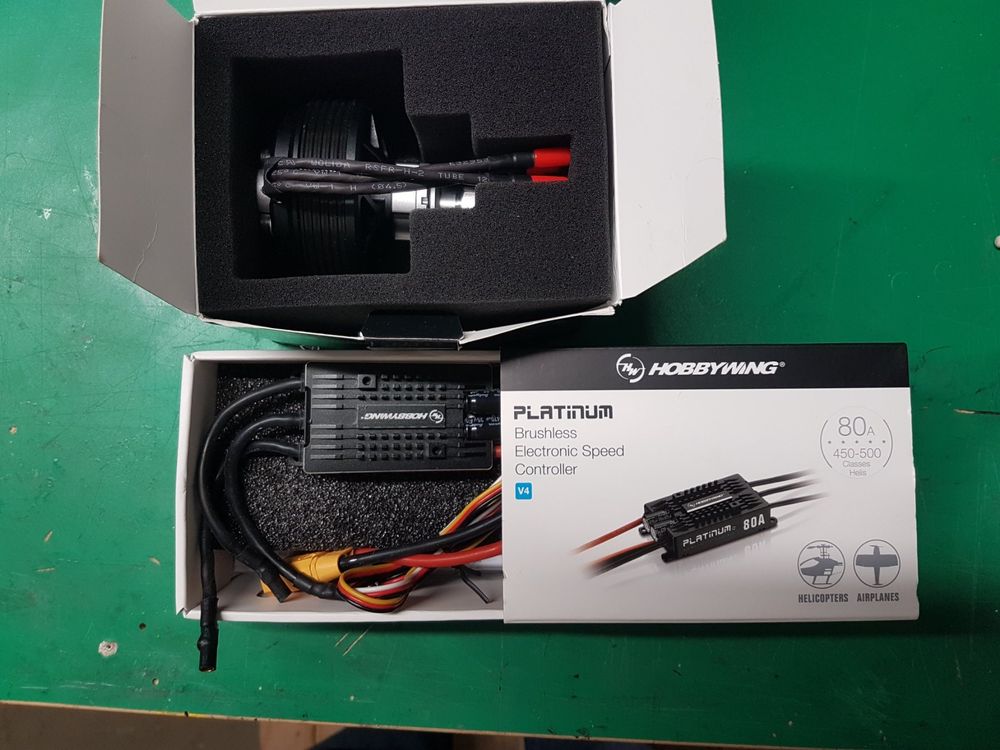 Dualsky Ga 1500.5 R und Hobbywing Platinum 80A (Gebraucht) in Bern für ...
