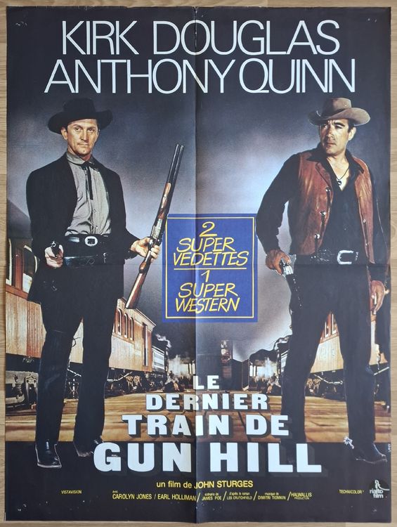 Original Kinoposter "Dernier train Gun Hill" Douglas A Quinn (Gebraucht ...