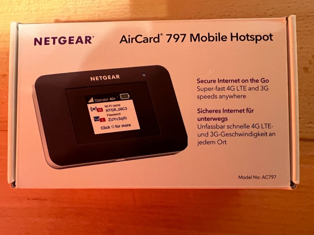 Netgear 797 Mobile Hotspot (Gebraucht) in Eschenbach SG für CHF 50 ...