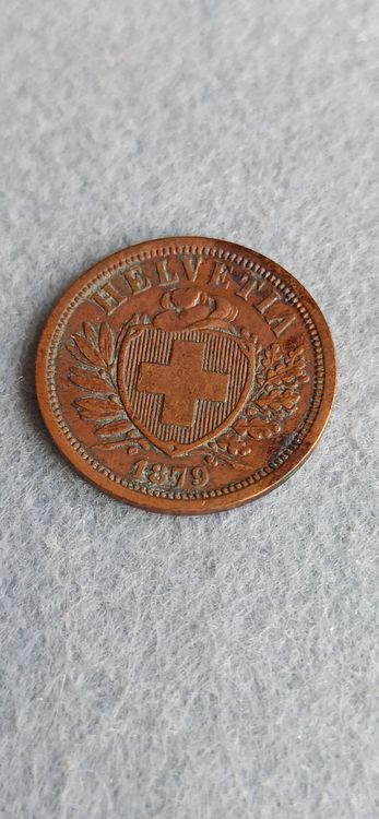 2 rappen münze von 1879 (Gebraucht) in minusio für CHF 7 – mit Lieferung auf Ricardo kaufen