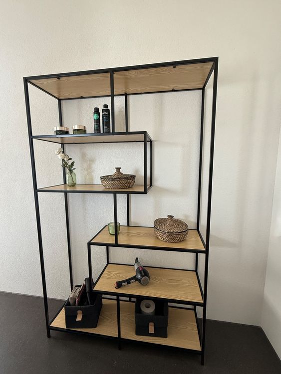Faszinierend Regal Holz Metall Bilder