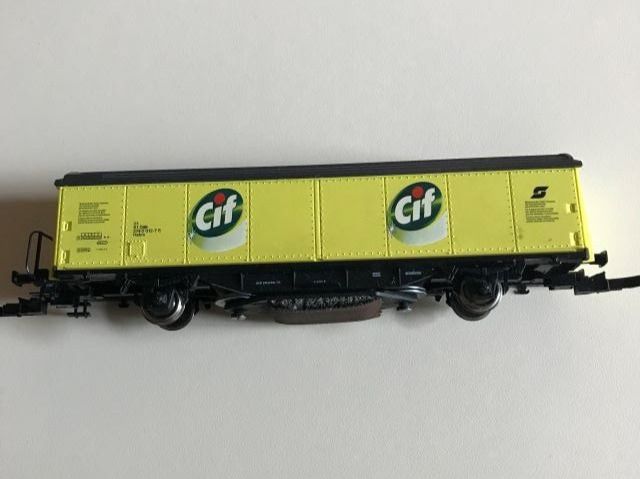 Modelleisenbahn H0 Roco 47667 CIF Schienenreinigungswagen. (Gebraucht ...