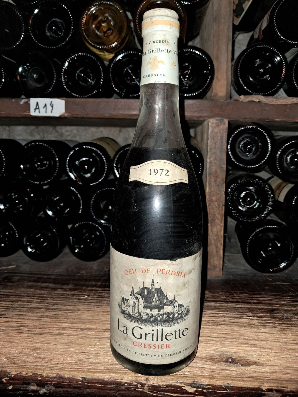 Oeil de Perdrix domaine viticole La Grillette 1972 (Neuf avec emballage ...