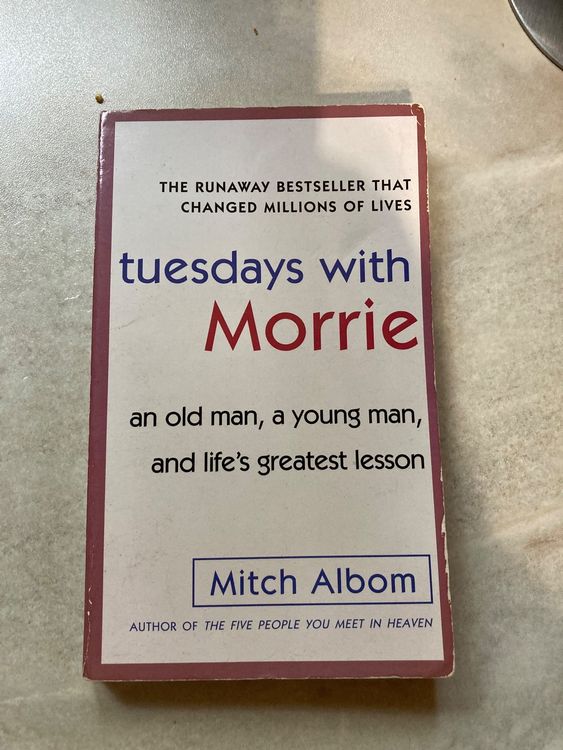 Buch / Book: tuesday with Morrie | Kaufen auf Ricardo