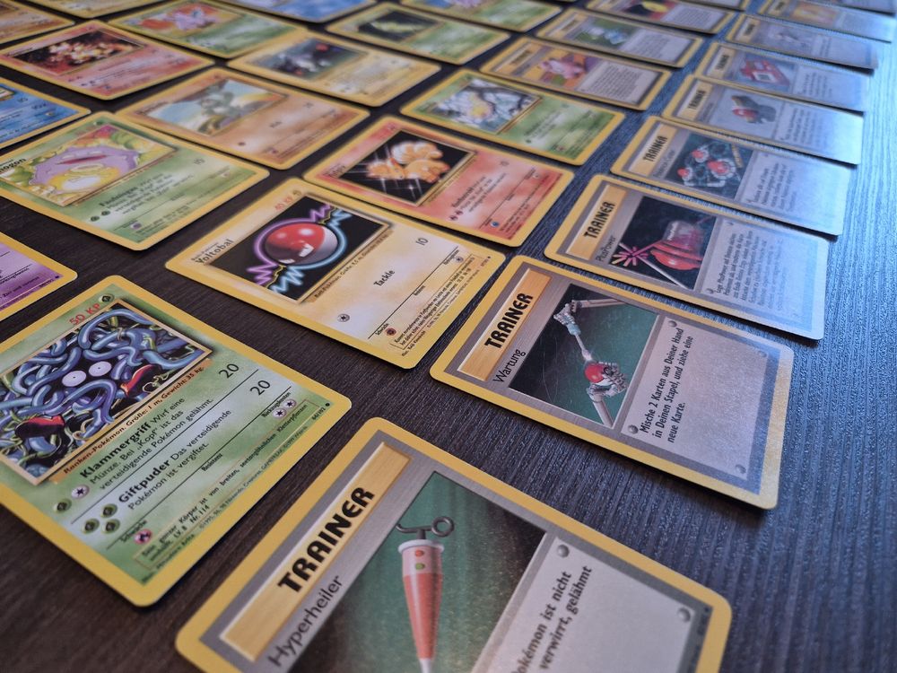 Pokemon (fast) vollständiges Base Set Common - Rare non holo (Gebraucht ...