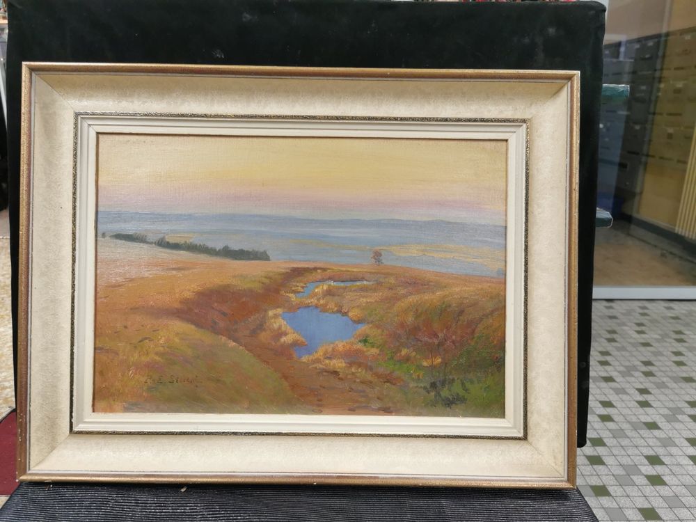 HUILE SUR TOILE SIGNÉE PAUL ÉMILE STUCKI(1865-1913) | Kaufen auf Ricardo