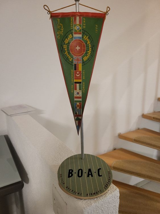 WM 1954 Original Wimpel SCH British Airways BOAC Fussball (Gebraucht ...