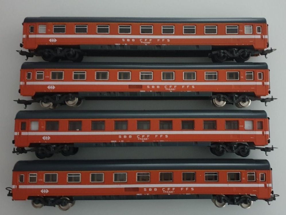 4x Lima SBB Eurofimawagen H0 DC | Kaufen auf Ricardo