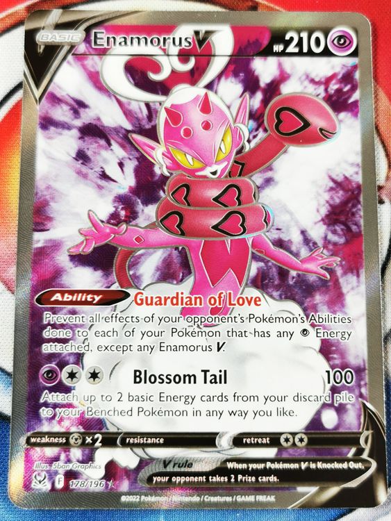 Pokémon Enamorus V 178/196 Lost Origin EN (Neu (gemäss Beschreibung ...