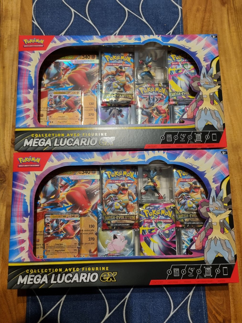 Collection avec figurine Meca Lucario ex Pokemon 2 Boxen (Neu und ...