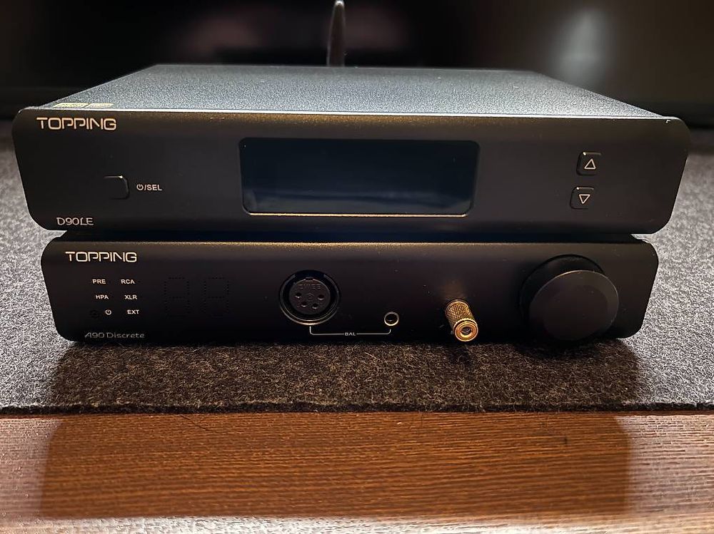 TOPPING D90LE + A90 Discrete DAC/AMP Stack (Gebraucht) in Genève für ...