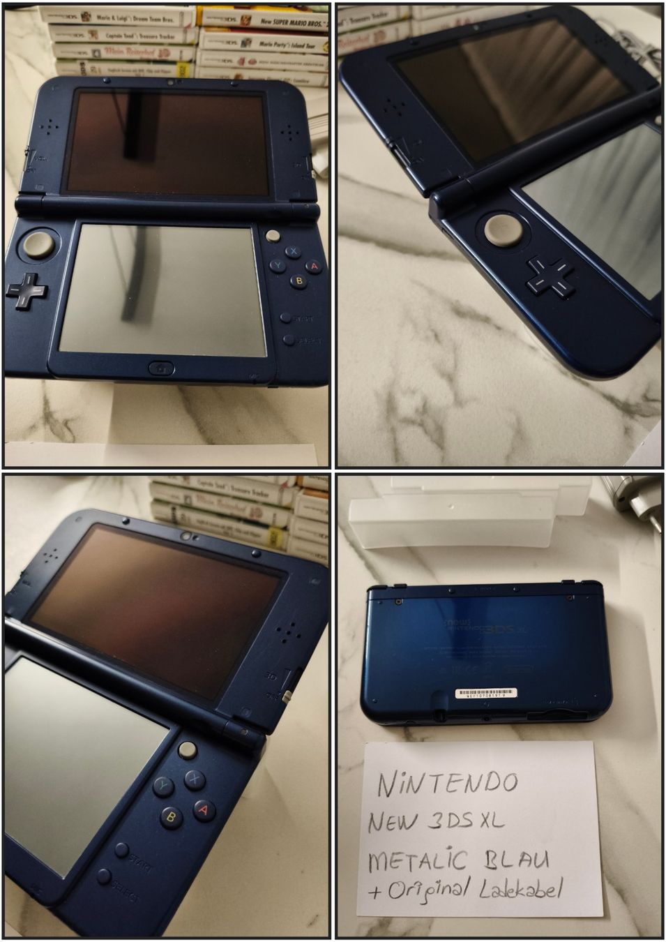 AKTION AB 1 FR New Nintendo 3DS XL Metalic Dunkel Blau (Gebraucht) in ...