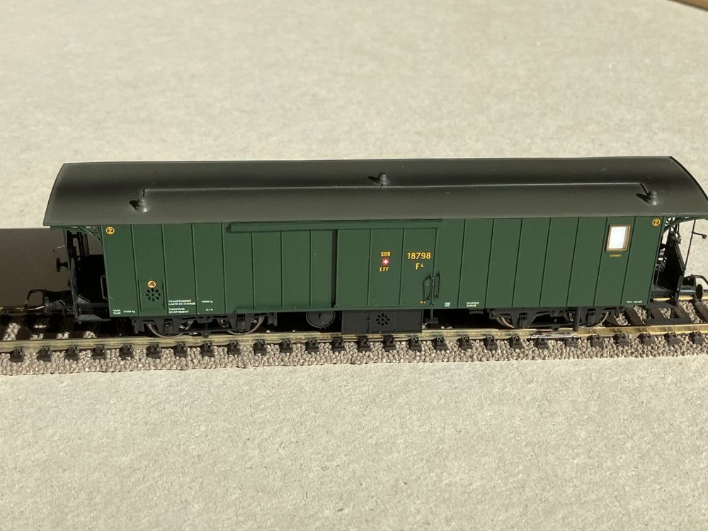 BRAWA SBB Oldtimer 4-Achs Gepäckwagen Nr.18798 | Kaufen auf Ricardo