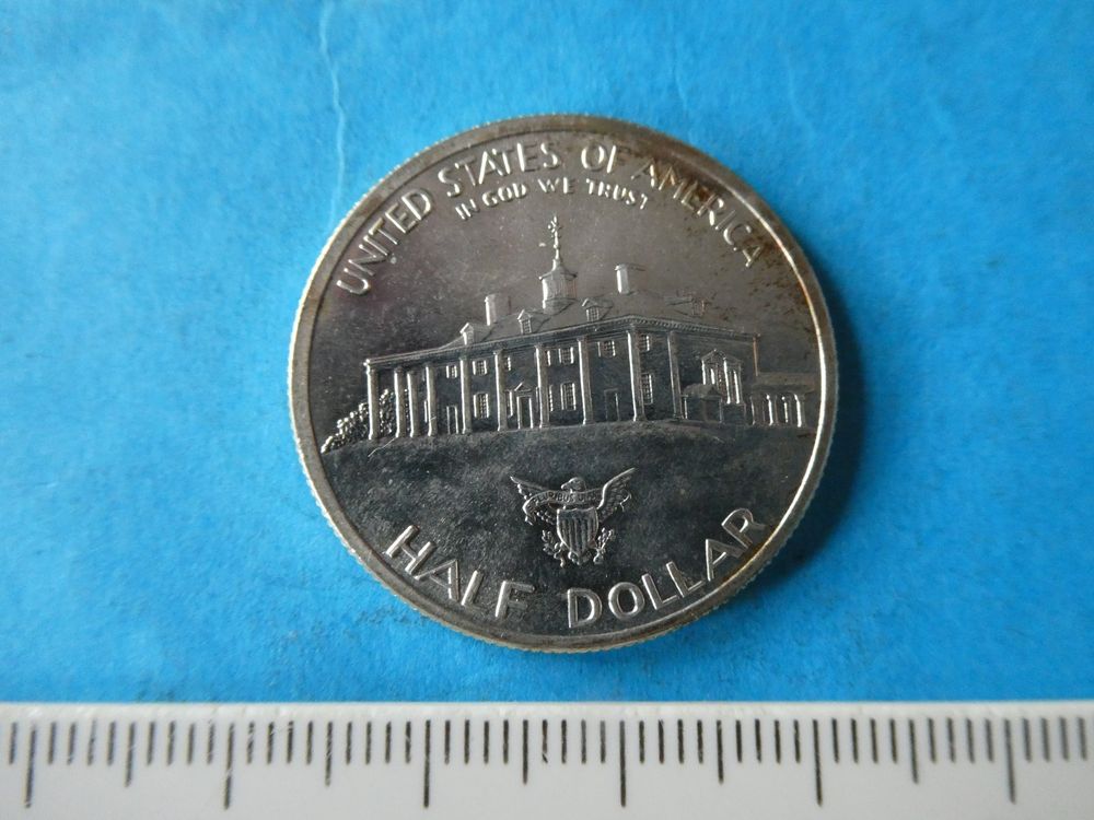 USA 1982, Halfdollar, Sondermünze G. Washington Silber .900 (Neu (gemäss Beschreibung)) in ...