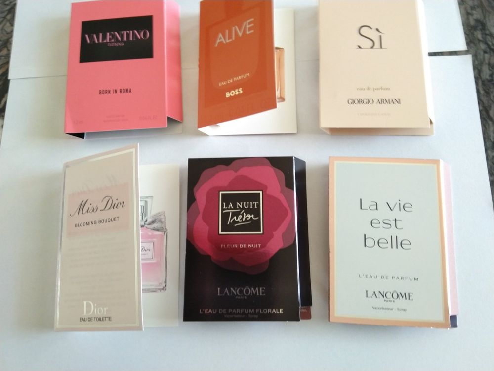 DIOR-HUGO BOSS-LANCOME-VALENTINO-GIORGIO ARMANI Proben (Neu und ...