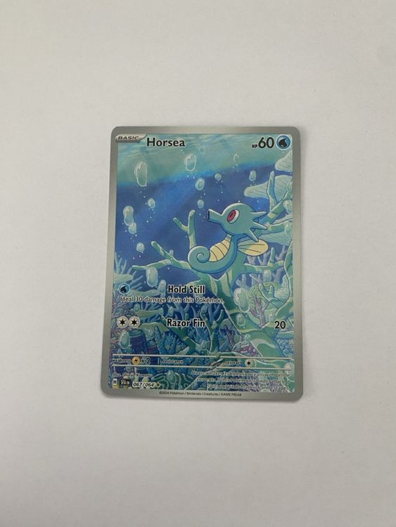 Horsea 067/064 Shrouded Fable (Pokemon) Full Art Illustratio (Neu ...
