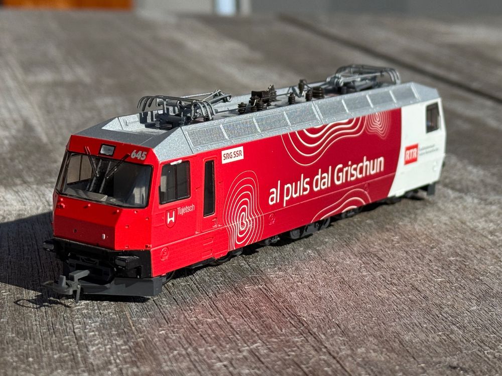 Rhb Bemo Ge 4/4 III 645 Tujetsch RTR modern ESU V4 SOUND (Gebraucht) in Goldau für CHF 385 – mit ...