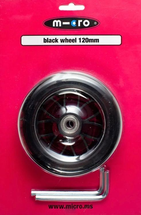 MICRO WHEEL 120 MM BLACK Article AC5006B (Neu und originalverpackt) in ...